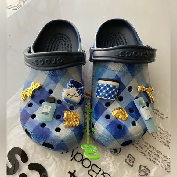 Bath & Body Works | Shoes | Bath And Body Works Gingham X Crocs | Poshmark